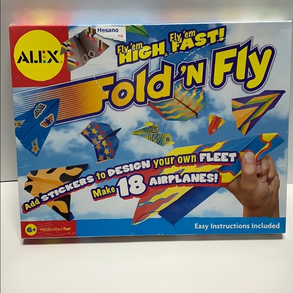 Alex Toys | Toys | New Alex Toys Fold N Fly Paper Airplane Kit | Poshmark